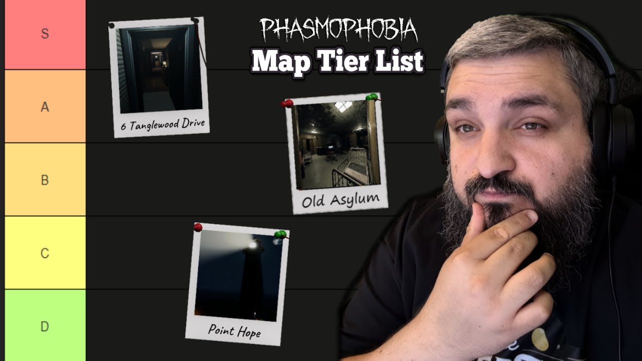 Ranking Every Map in Phasmophobia! | Phasmophobia Tier List