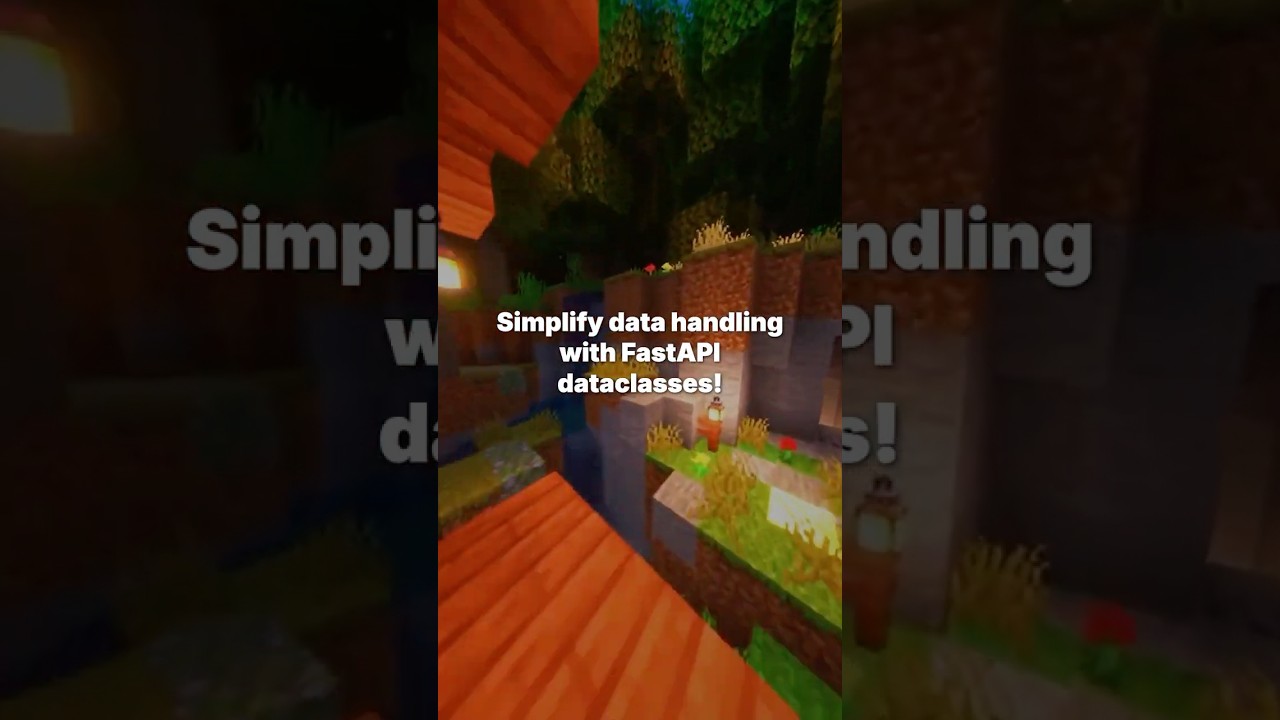 Dataclasses in FastAPI #fastapi #coding #python