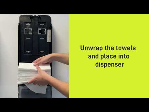 Z-Fold 1000 Folded Towel Dispenser Loading Video