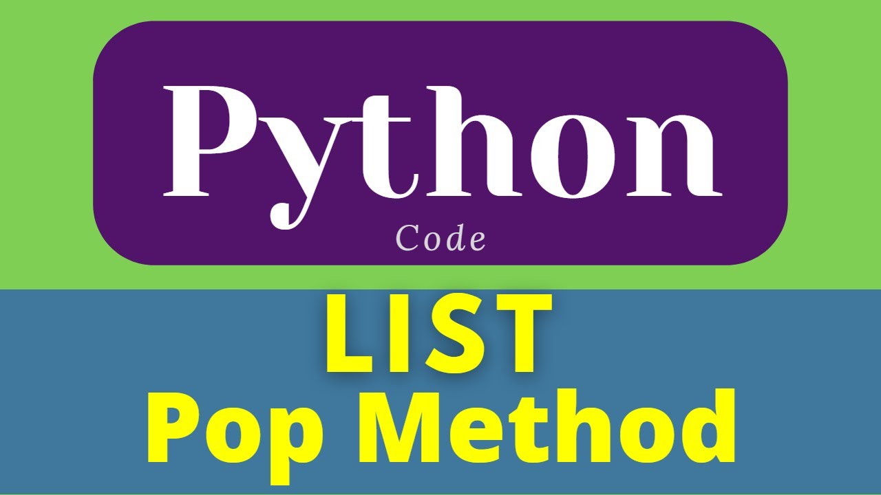 pop method in list | List In Python | Python Tutorial | Exersice #shorts  #python #ytshorts #4k