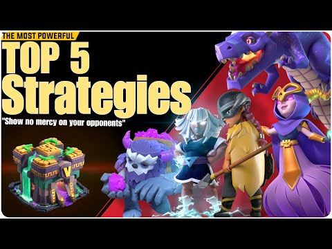 Top 5 th14 Attack Strategies 2025 | Town hall 14 Best attack strategies | Th14 Top 5 Attack