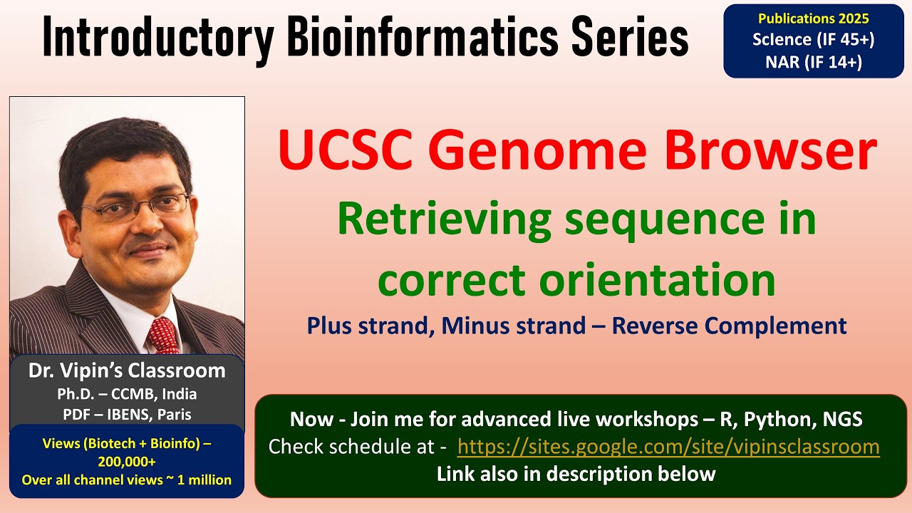 Retrieving Sequence - Complement and Reverse Complement - Bioinformatics Practical 1