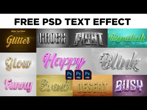 AMAZING TEXT EFFECT PHOTOSHOP 3D TEXT PHOTOSHOP PSD FREE DOWNLOAD PART 60