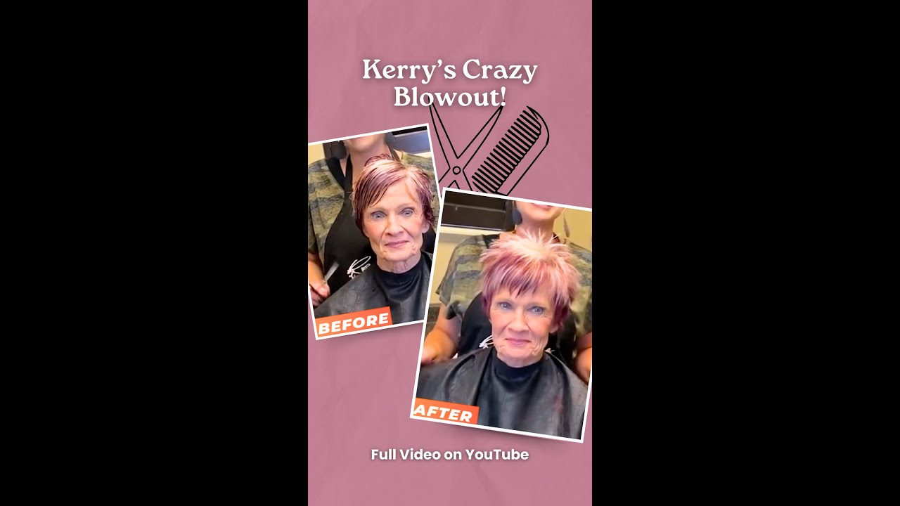 This messy pixie cut is everything Kerry wanted #ShortHair #AgelessStyle #Transformation