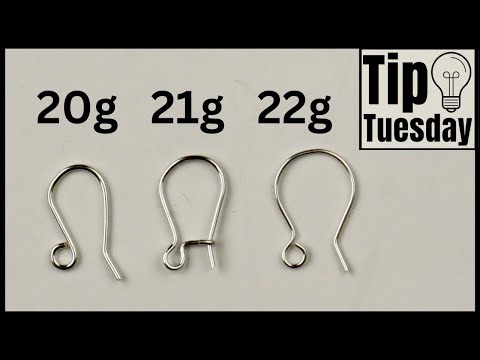 How to Make Easy Earring Hooks // Tip Tuesday Tutorial // WHAT IS ARGENTIUM SILVER WIRE?