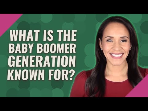 What is the baby boomer generation known for?