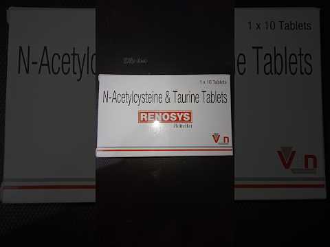 Acetylcysteine & Taurine Tablets - Taurine and Acetylcysteine Tablets ...