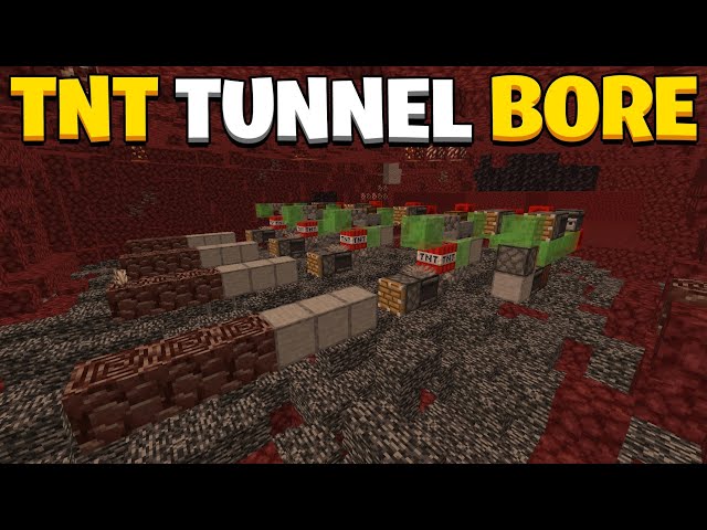 Connected tunnel bores (LITEMATICA) Minecraft Map