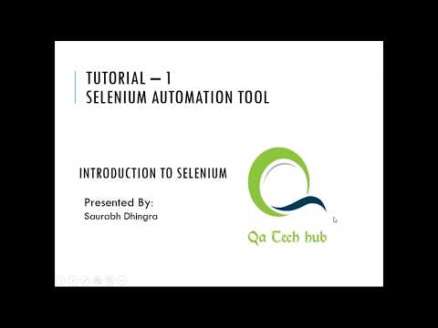 Introduction to Selenium Automation Tool and its Components