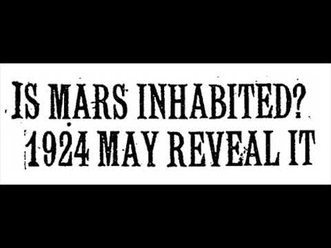 What Experts Thought About Mars In 1924