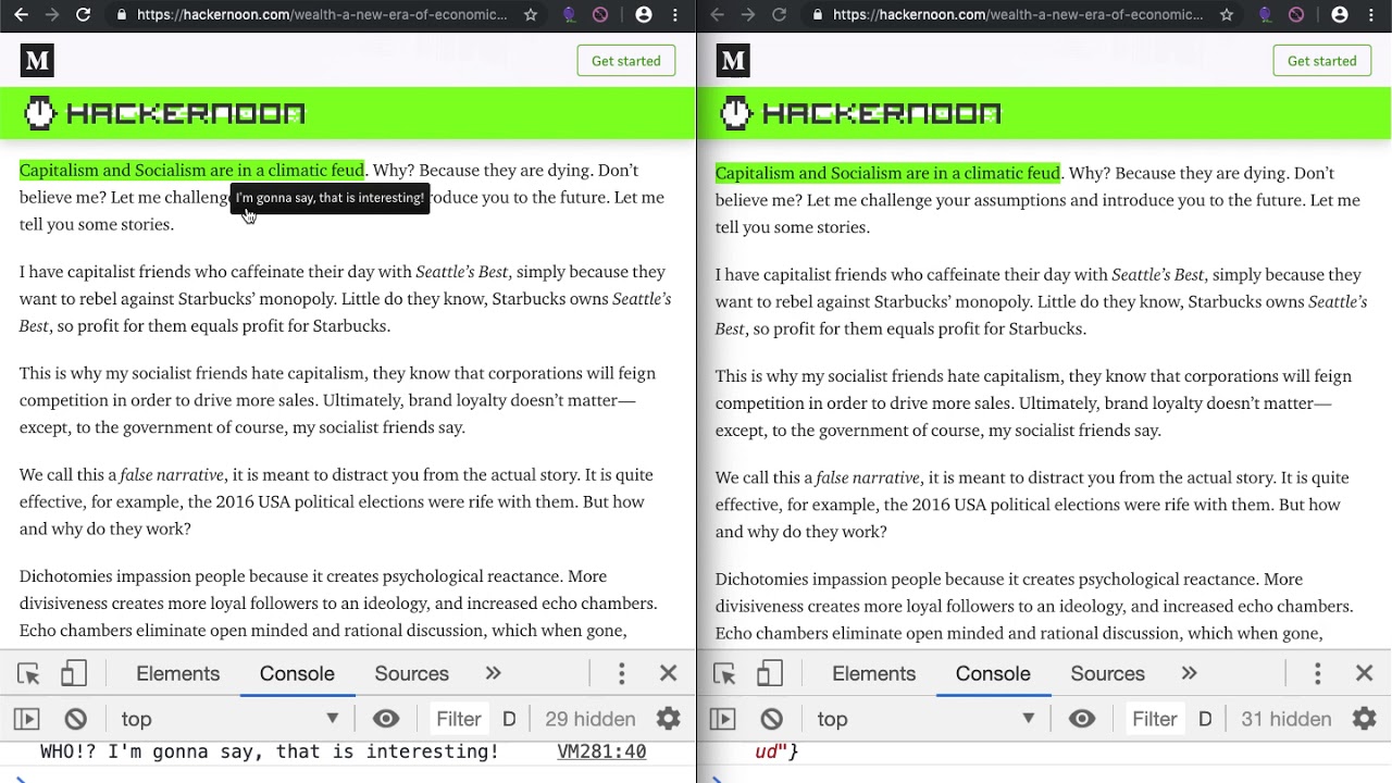 HackerNoon 2.0 Annotation Prototype