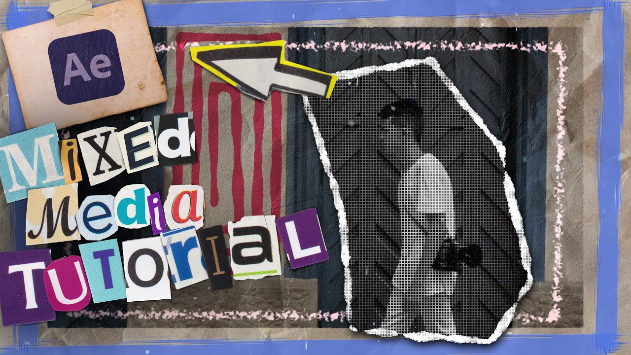 How to Make a Mixed Media Animation in After Effects (Tutorial & Free Magazine Font)