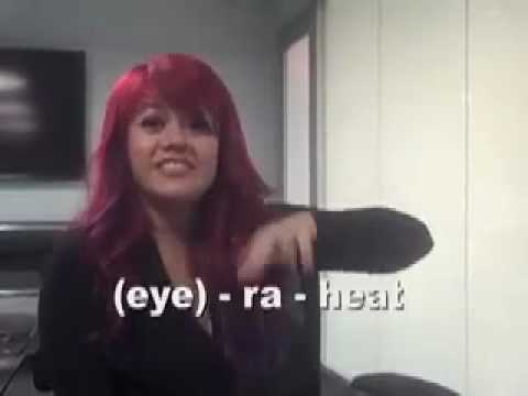 Allison Iraheta Tells EXACTLY How to pronounce her name