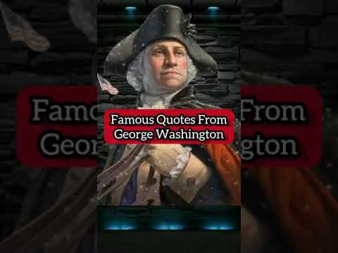 Famous Quotes George Washington Life Quotes To inspire Success and Freedom. #shorts