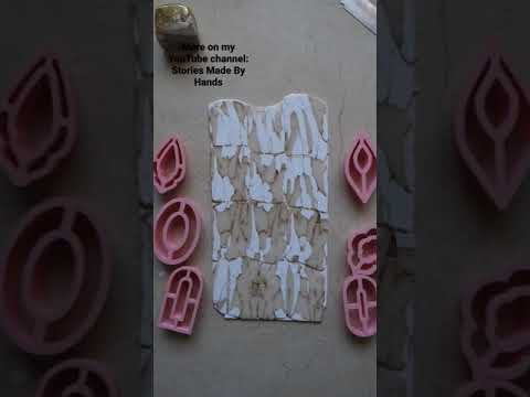 Polymer Clay Tutorial Polymer Clay Earrings Slab Earrings Jewelry Making Marble Earrings #shorts