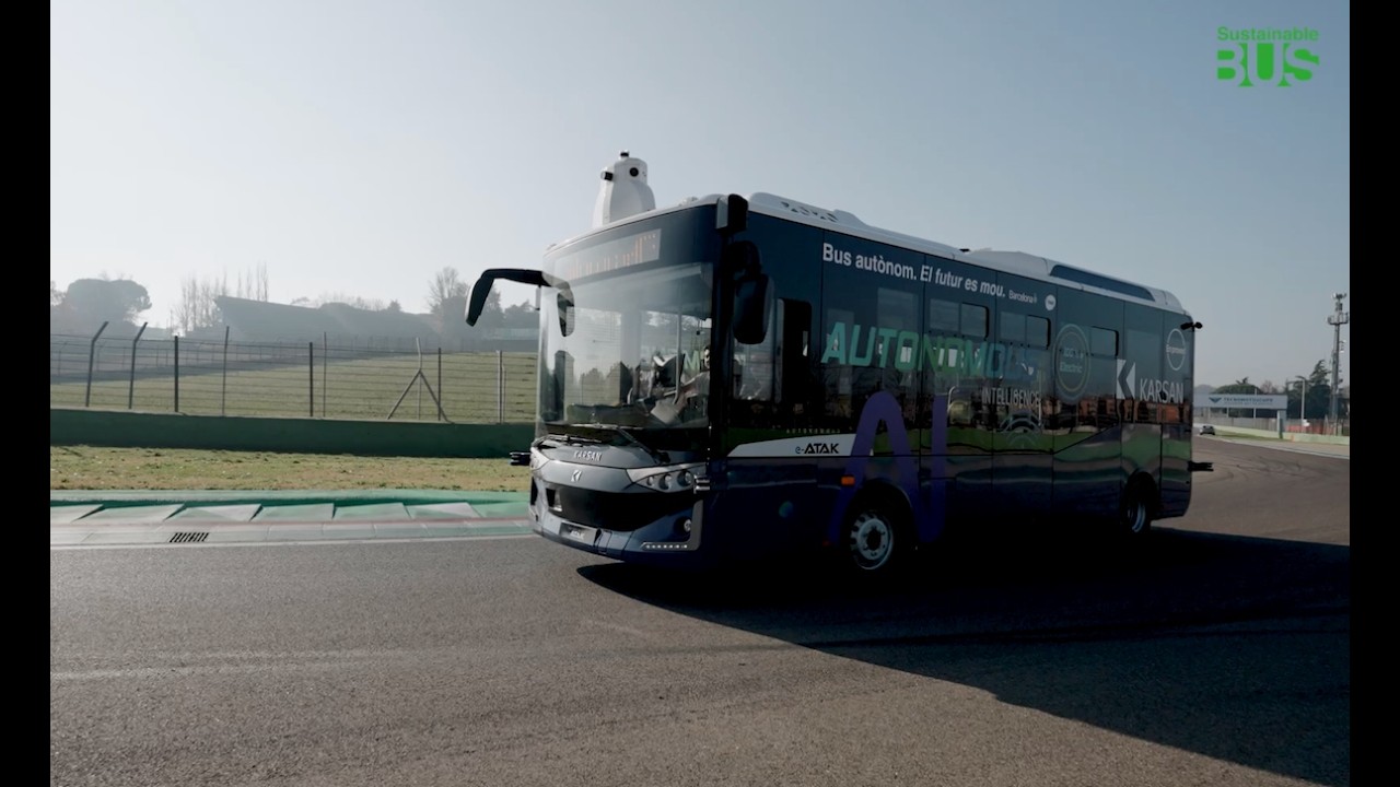 A bus driving with no hands on the wheel? | Karsan Autonomous e-Atak explained
