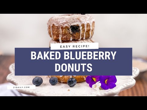 Baked Blueberry Donuts: Easy Baked Donut Recipe