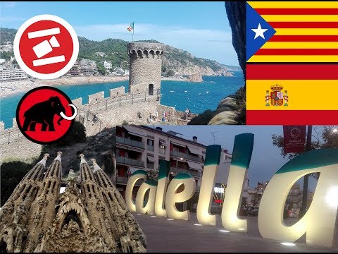 Barcelona - Calella - Tossa de Mar - Spain Costa Brava 2019