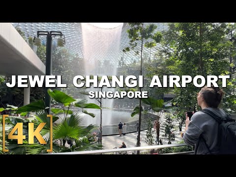 Walking Tour at the World-Famous Jewel Changi Airport | Singapore | 4K