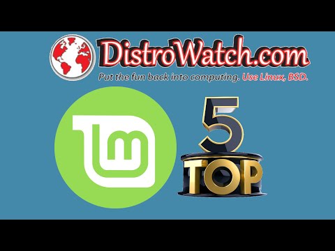 Linux Mint // TOP 5 distribuciones en distrowatch com