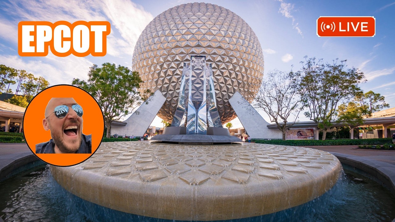 🔴LIVE EPCOT! Soarin', Spaceship Earth, Figment & World Showcase 2026