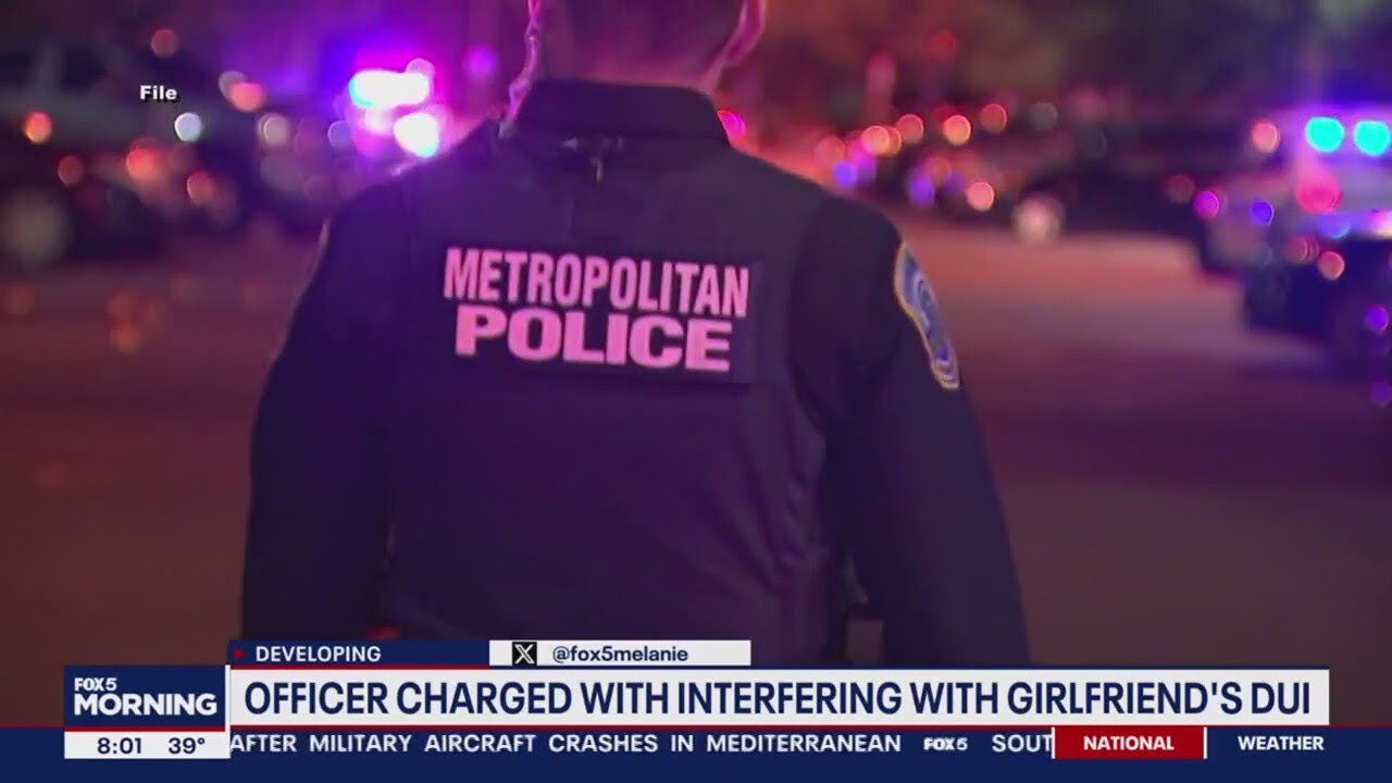 Officer charged with interfering with traffic stop involving girlfriend