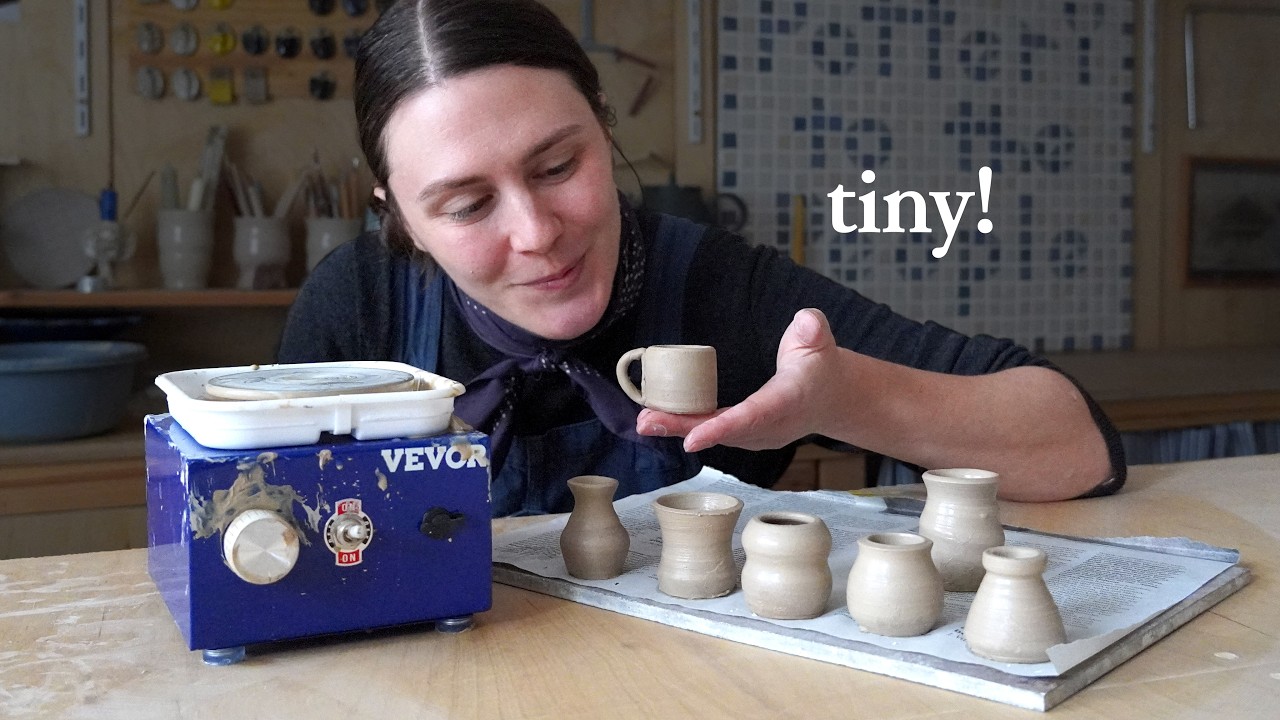 The smallest pottery wheel that actually works