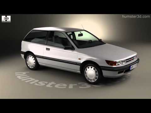 Mitsubishi Colt (Mirage) 1991 3D model by 3DModels.org