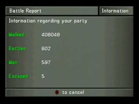 Final Fantasy 8 - battle meter stats and SeeD rank results