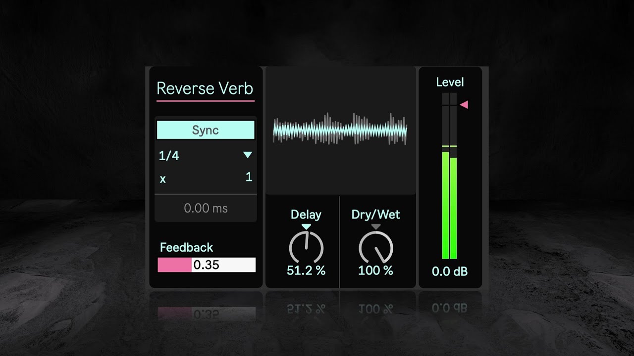 Ableton Reverse Verb Max for Live Device 2.0