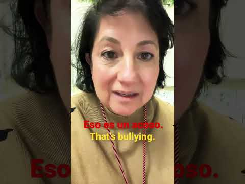 What to say to a bully in Spanish #learnspanish #spanishlessons #thespanishteacher