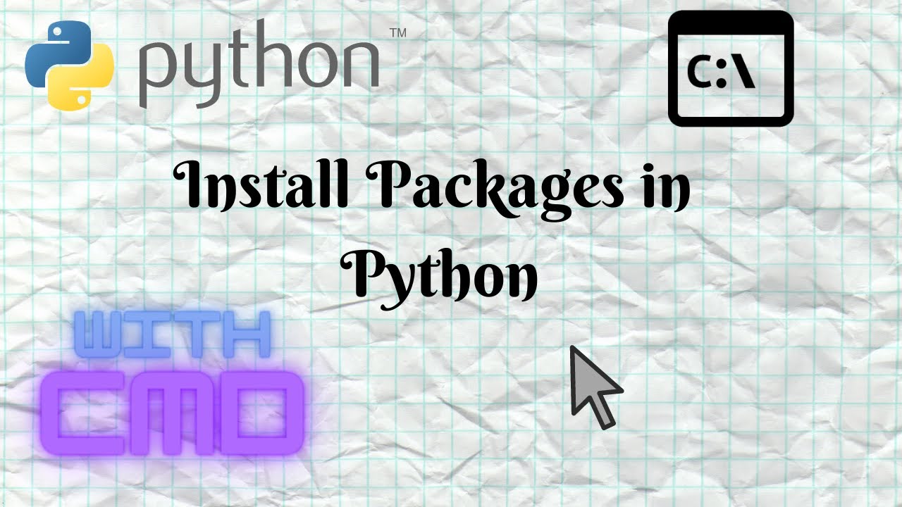 How to install Packages in Python |Command Prompt | Python Tutorial | English