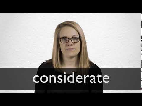 Synonyms of CONSIDERATE | Collins American English Thesaurus