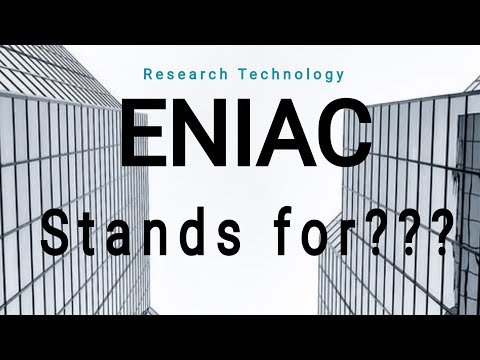 What is ENIAC Stands for???