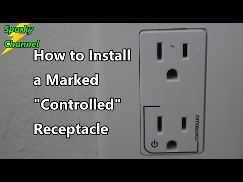 How to Install a Marked Controlled Receptacle
