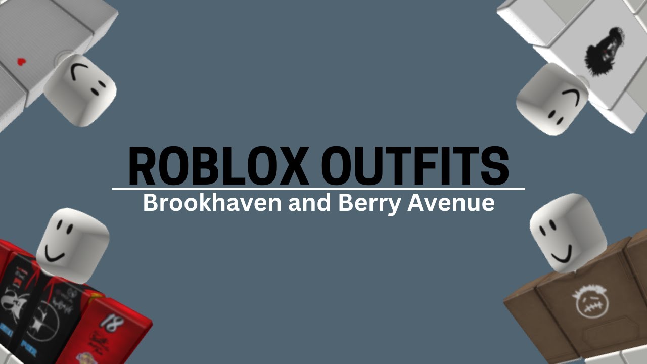 Random outftits for Berry Avenue/Brookhaven and other games (Roblox clothing codes)