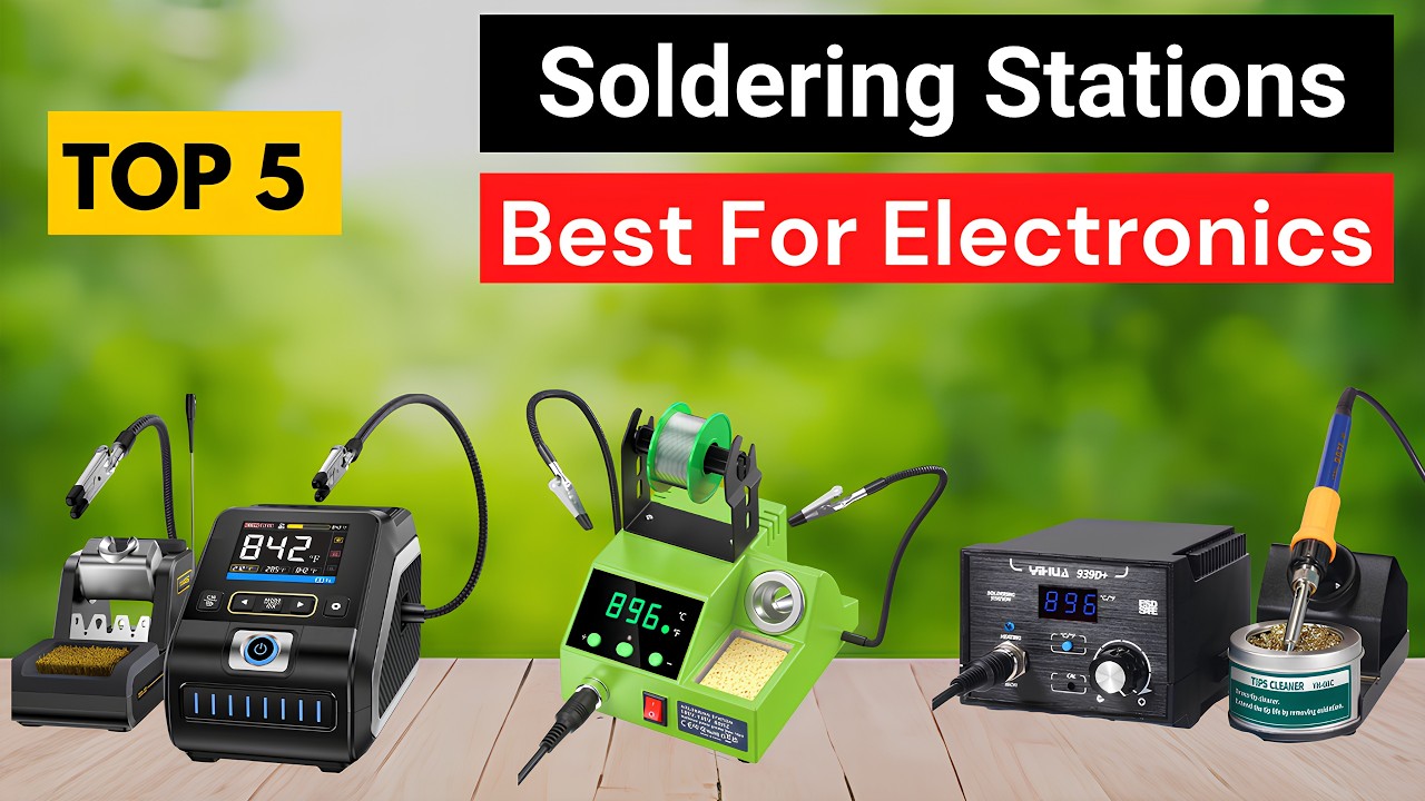 Top 5 Best Soldering Stations on Amazon 2026 | For Electronics / Repair / Fast Heating