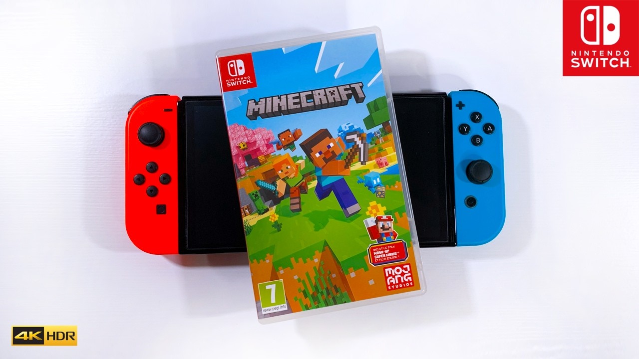 Playing Minecraft on Nintendo Switch OLED in 2026