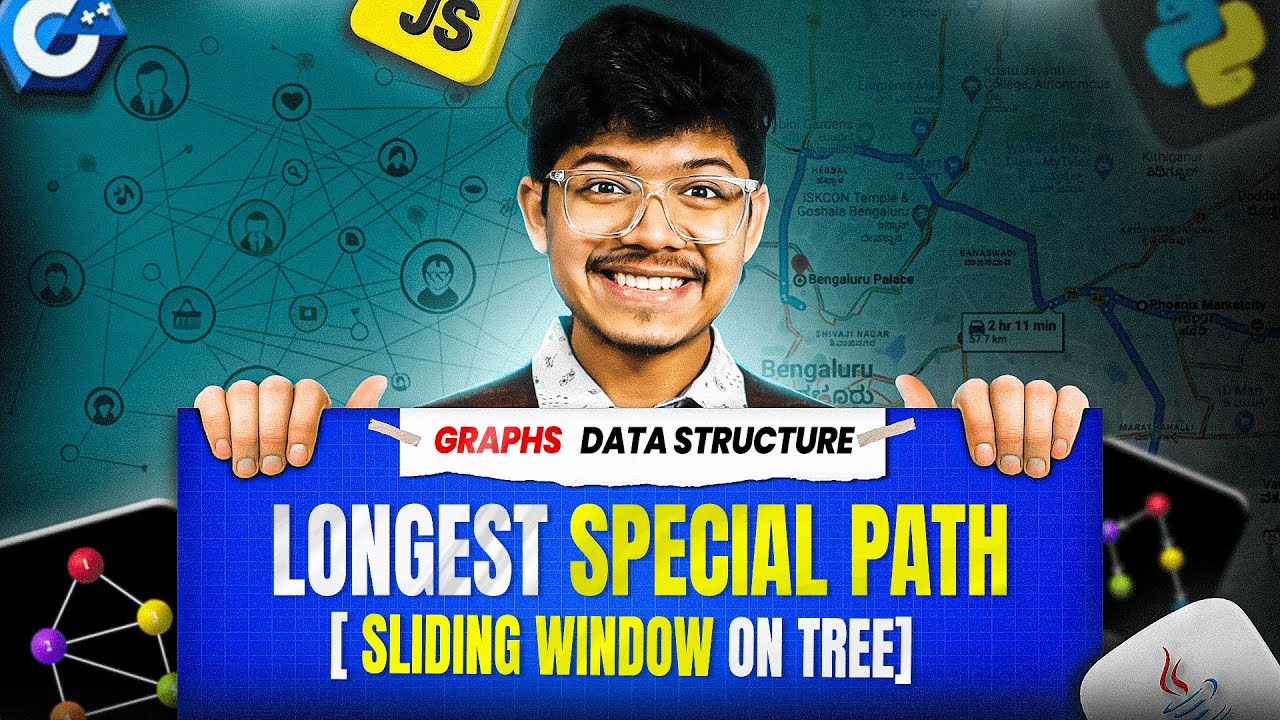 3425. Longest Special Path | Sliding Window on Trees | Crash Course | Backtracking | Sliding Window