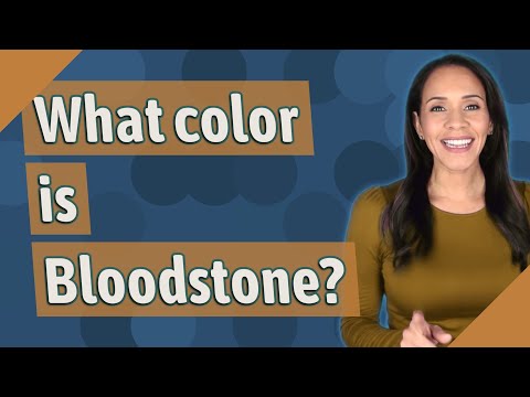 What color is Bloodstone?