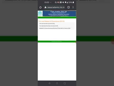 CBSE New Syllabus for Boards Term 1 and 2. LINK IN DESCRIPTION. Class 10 and 12 new syllabus.