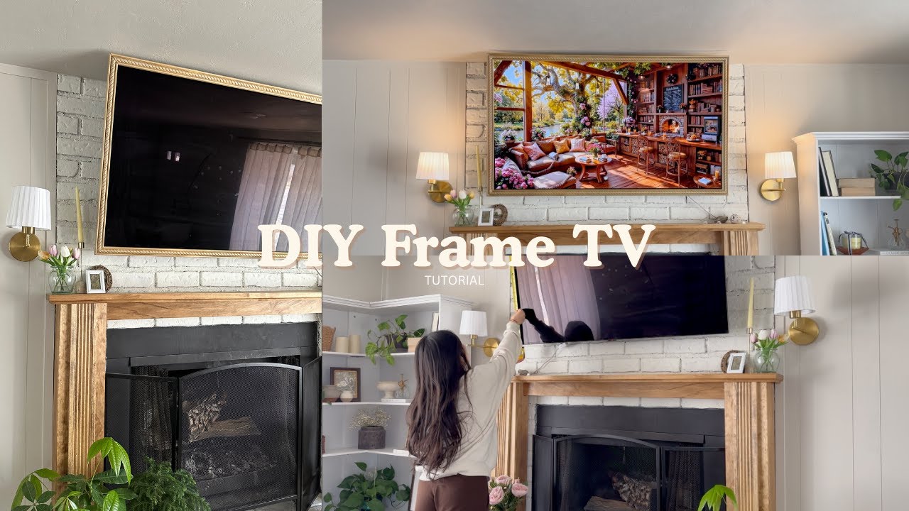 DIY Frame TV Under $50 | Home Project Tutorial