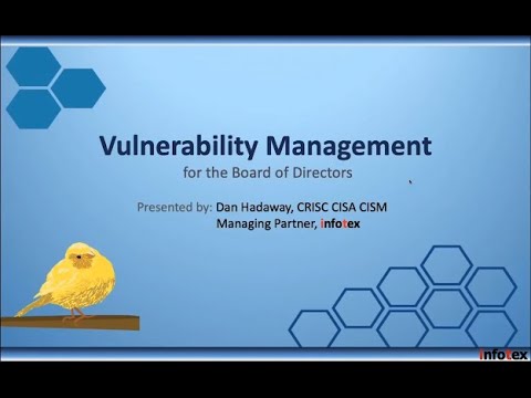 Vulnerability Management for Directors