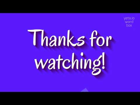 How to say "sheathed"! (High Quality Voices)