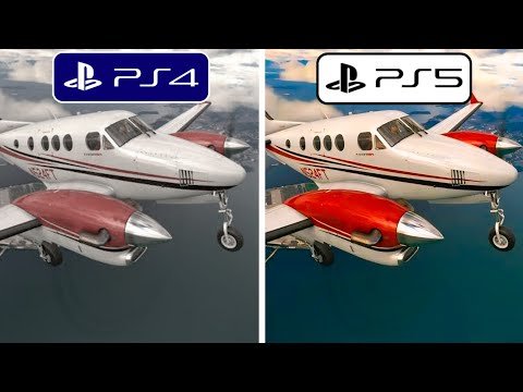 Flight Simulator 2024 PS4 vs PS5 Graphics Comparison