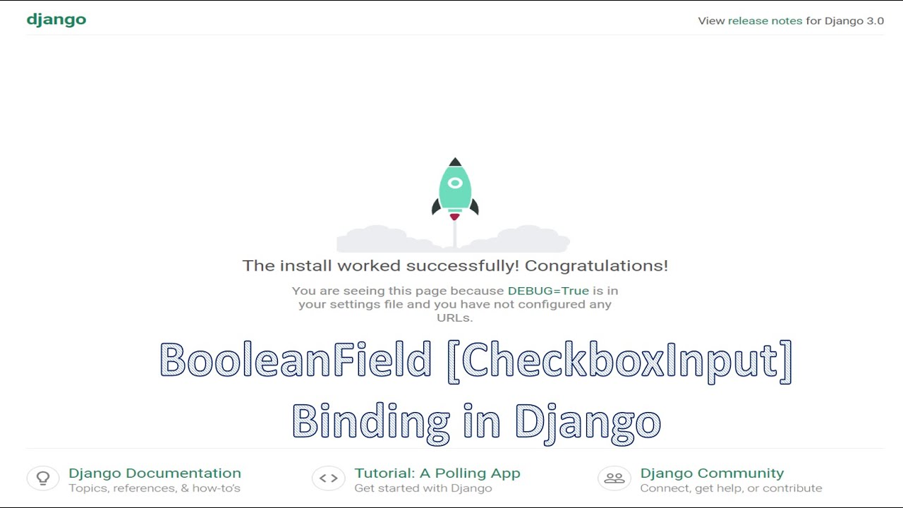 BooleanField[CheckboxInput] Binding