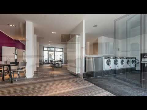 Student apartments on the banks of the river Spree in Berlin