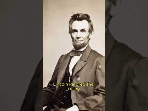 President Lincoln suspends the writ of habeas corpus