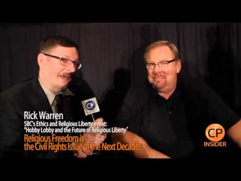 Rick Warren: Pastors May Have to Go to Jail to Defend Religious Liberty