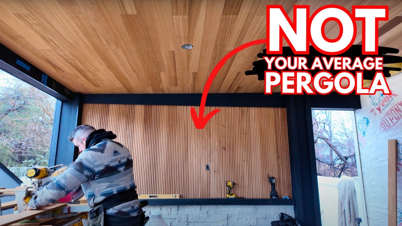 These Pergola Details Are NEXT LEVEL - Column Wraps and Wood Cladding Details